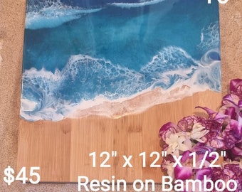 Bamboo Resin Board - Etsy
