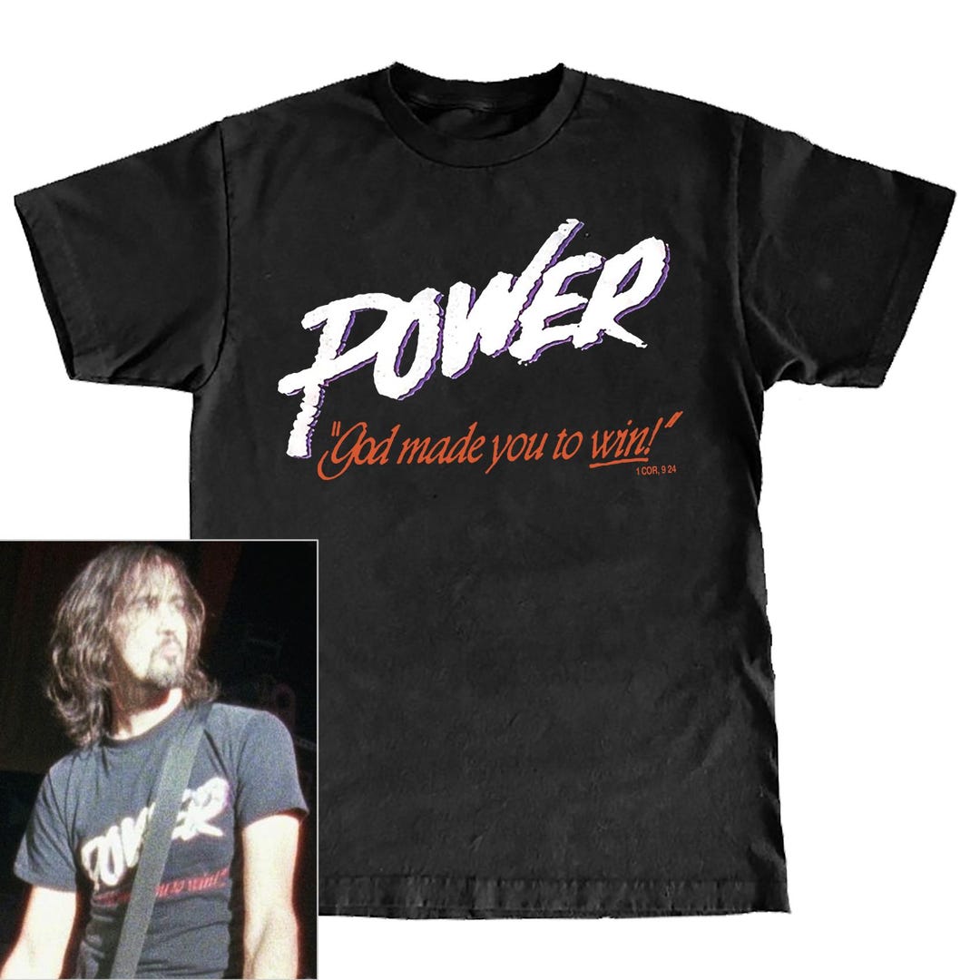 Power T-shirt (worn by Krist Novoselic) - Etsy