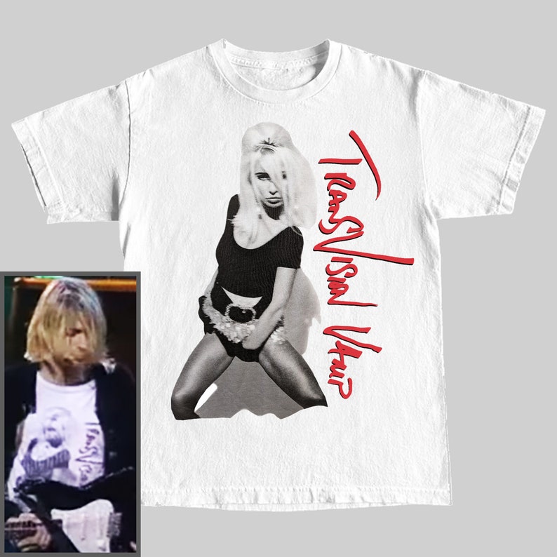 Transvision Vamp T-shirt (worn by Kurt Cobain) - Etsy UK