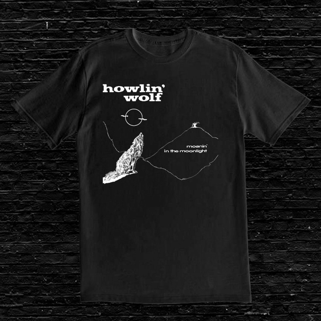 Howling' Wolf T-shirt - Etsy