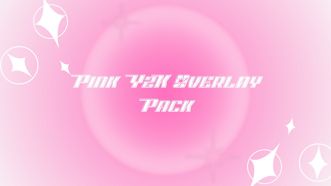 Pink Y2K Twitch Overlays with Animated Scenes - Etsy Portugal