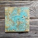 Handmade Ceramic Home Decor, 4x4 Tile, New Apartment Warming Gift ...