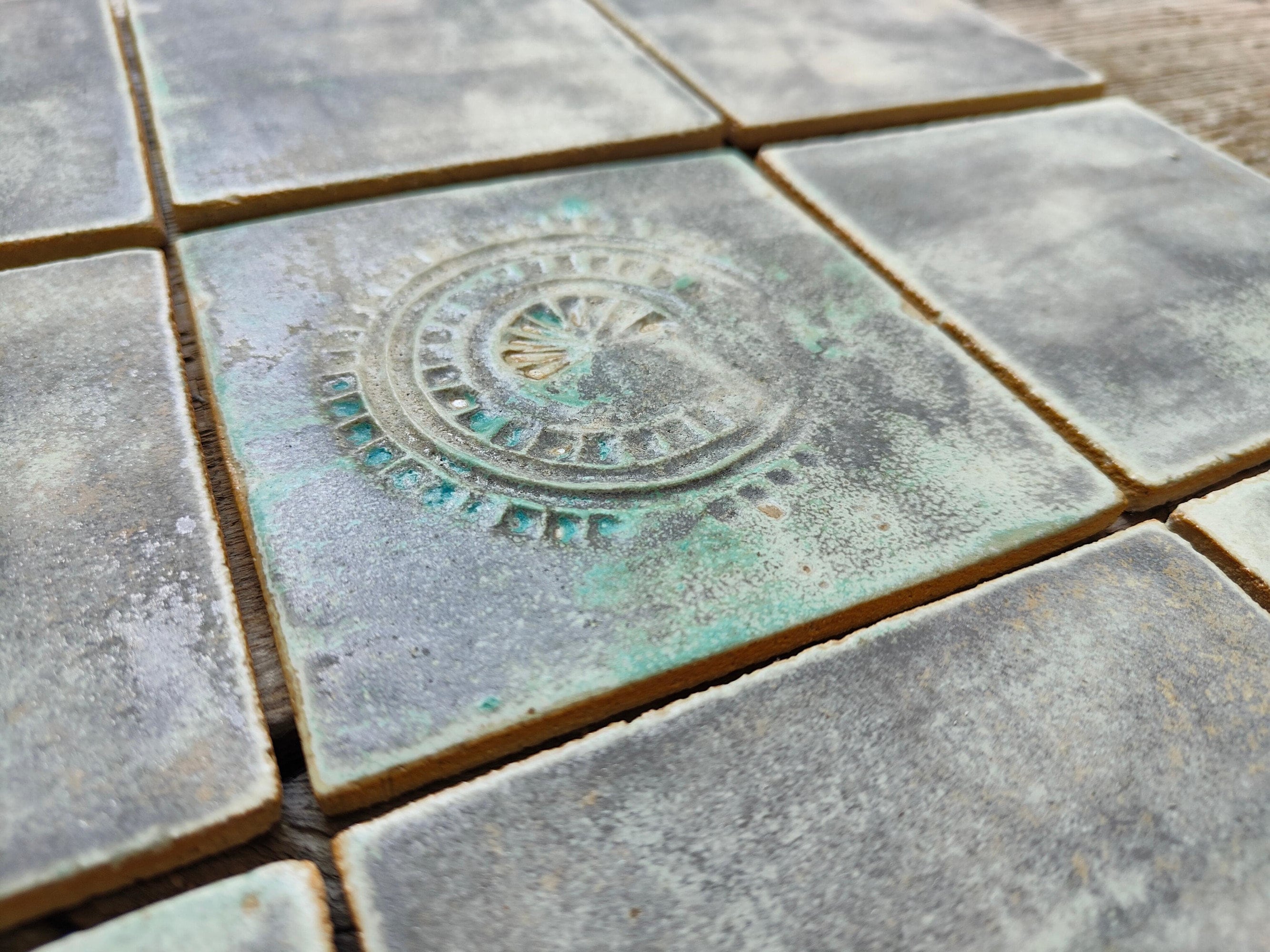 Wall Panel Art Set of 9 Tiles, Rustic Kitchen Wall Decor, Garden Wall ...