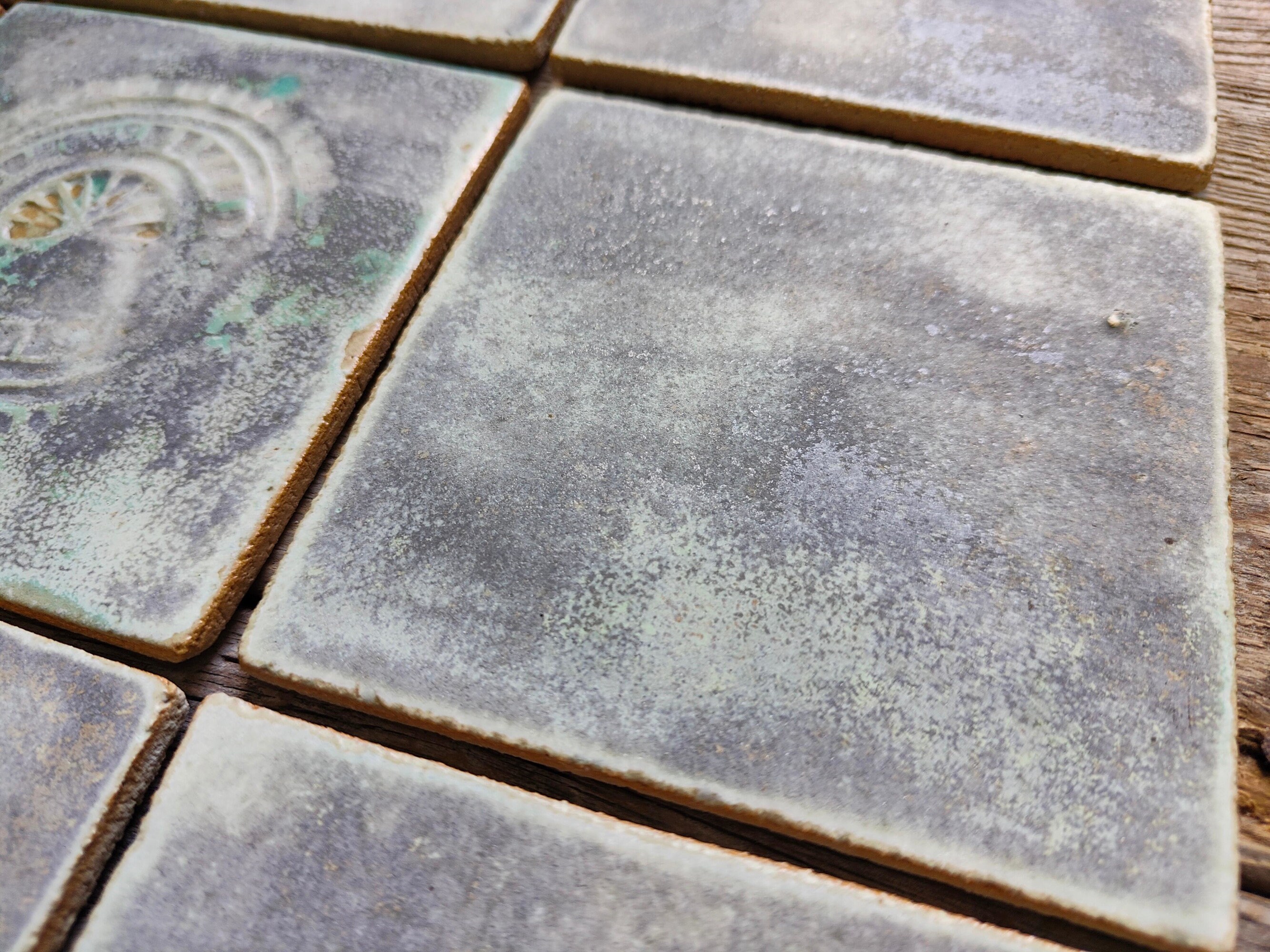 Wall Panel Art Set of 9 Tiles, Rustic Kitchen Wall Decor, Garden Wall ...