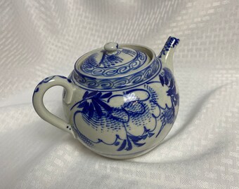 Blue Teapot | Etsy