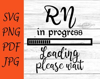 Rn Loading Svg - Etsy
