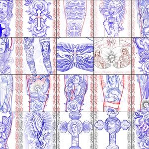 Procreate Tattoo Stump, Heavenly Tattoo Designs, Holy Tattoo Design ...