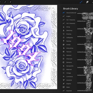 Procreate Tattoo Stump, Heavenly Tattoo Designs, Holy Tattoo Design ...