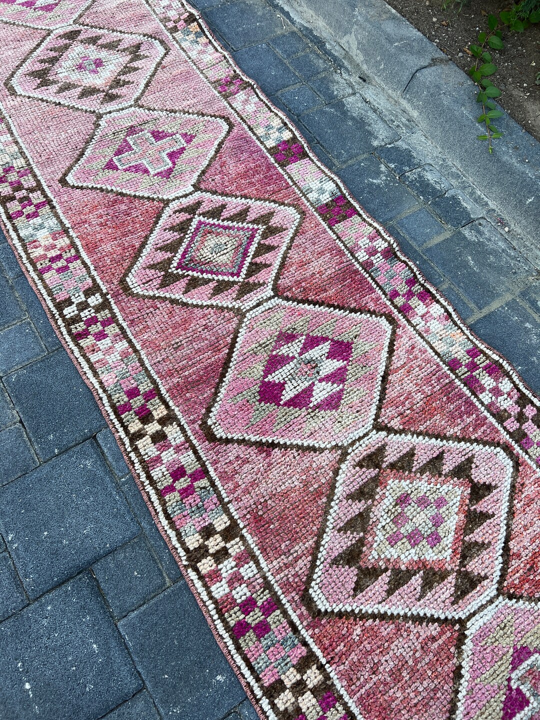 Vintage Runner, Muted Runner, Sugar Pink Runner, Natural Runner, Pastel ...