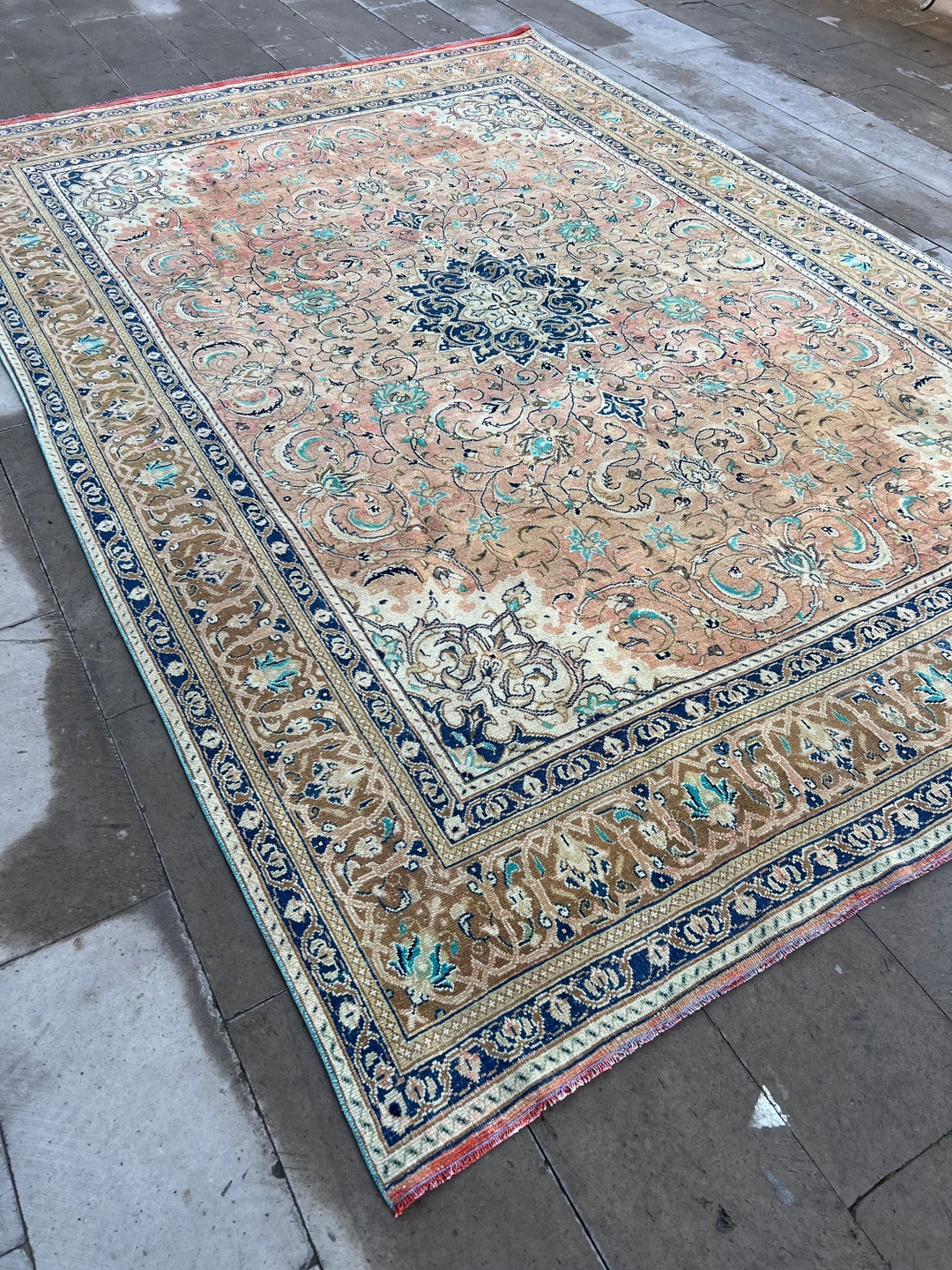 RARE, 8x12 Persian Rug, Persian Large Rug, Oversize Persian Rug ,wool ...