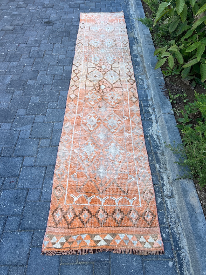 Faded Runner, Beige Runner, Wool Runner, Oriental Runner, Stair Rug ...