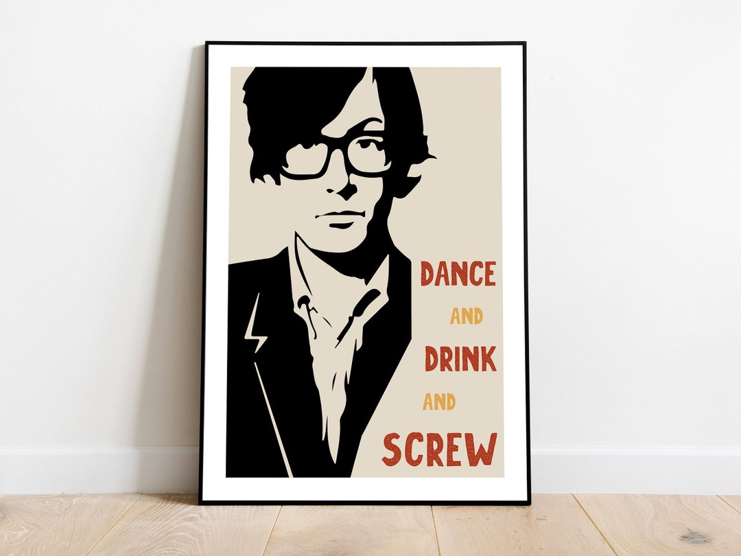 Pulp Music Wall Art Print, Common People Lyric Poster, Jarvis Cocker ...