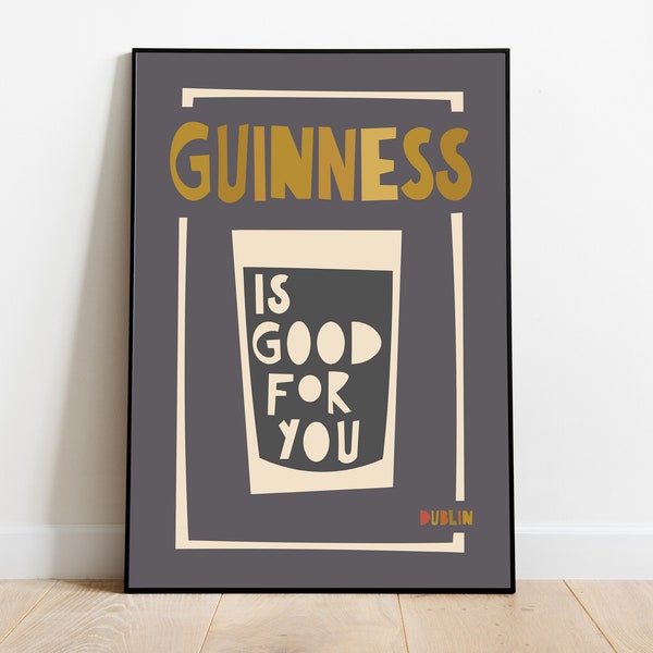 Guinness Print - Etsy UK