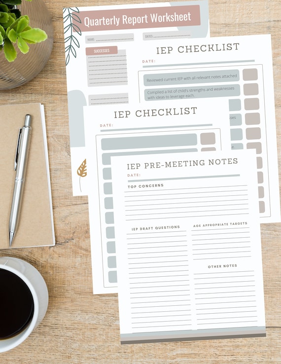IEP Meeting Parent Bundle - Etsy