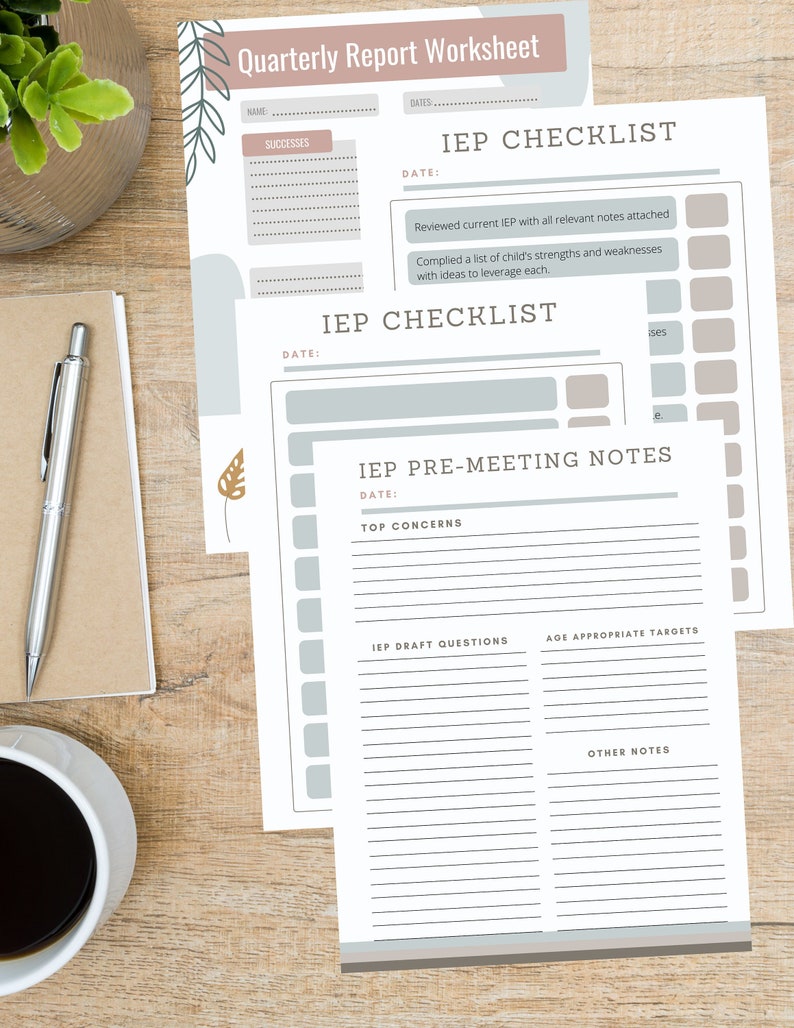 IEP Meeting Parent Bundle - Etsy