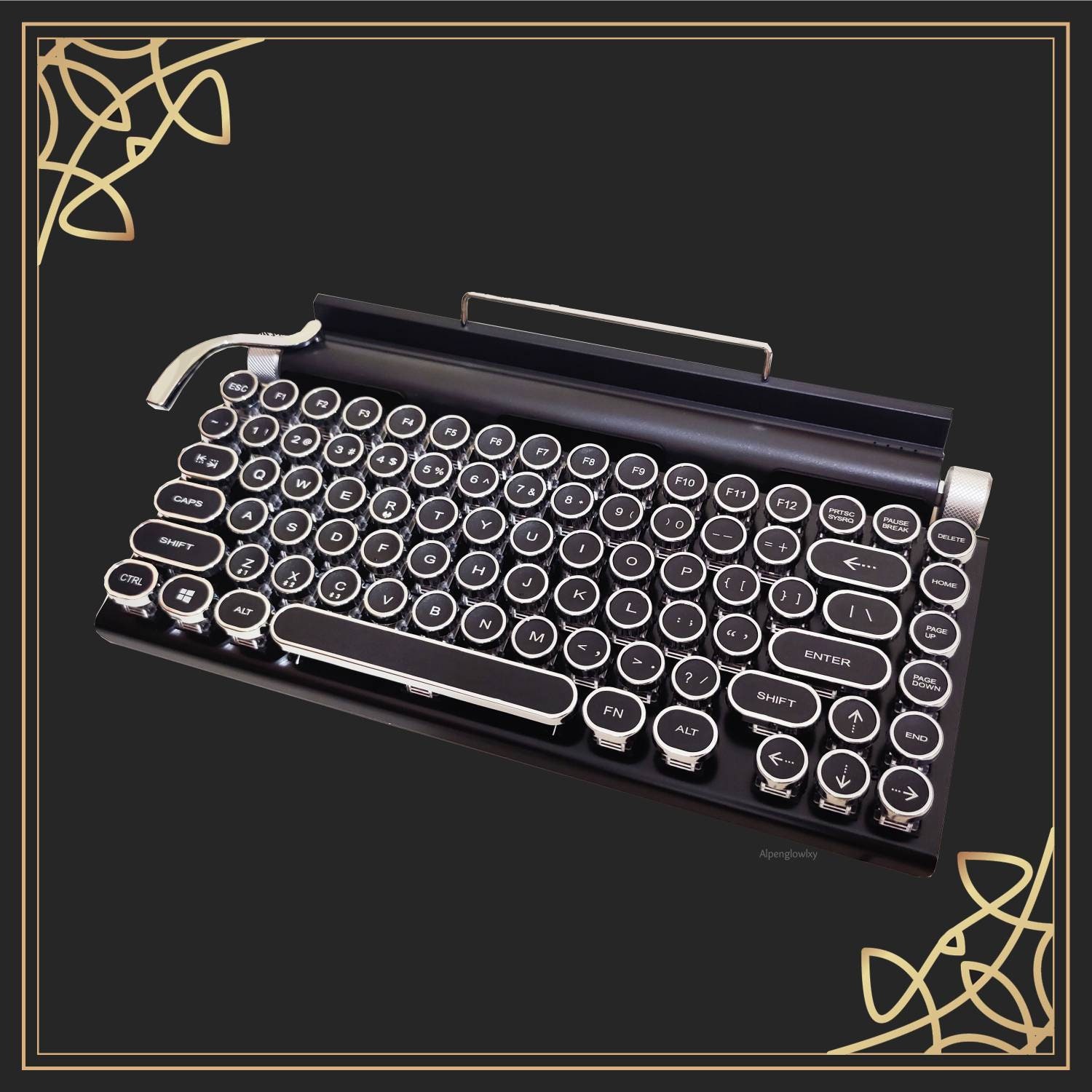 Customizable Name Retro Typewriter-inspired Mechanical - Etsy