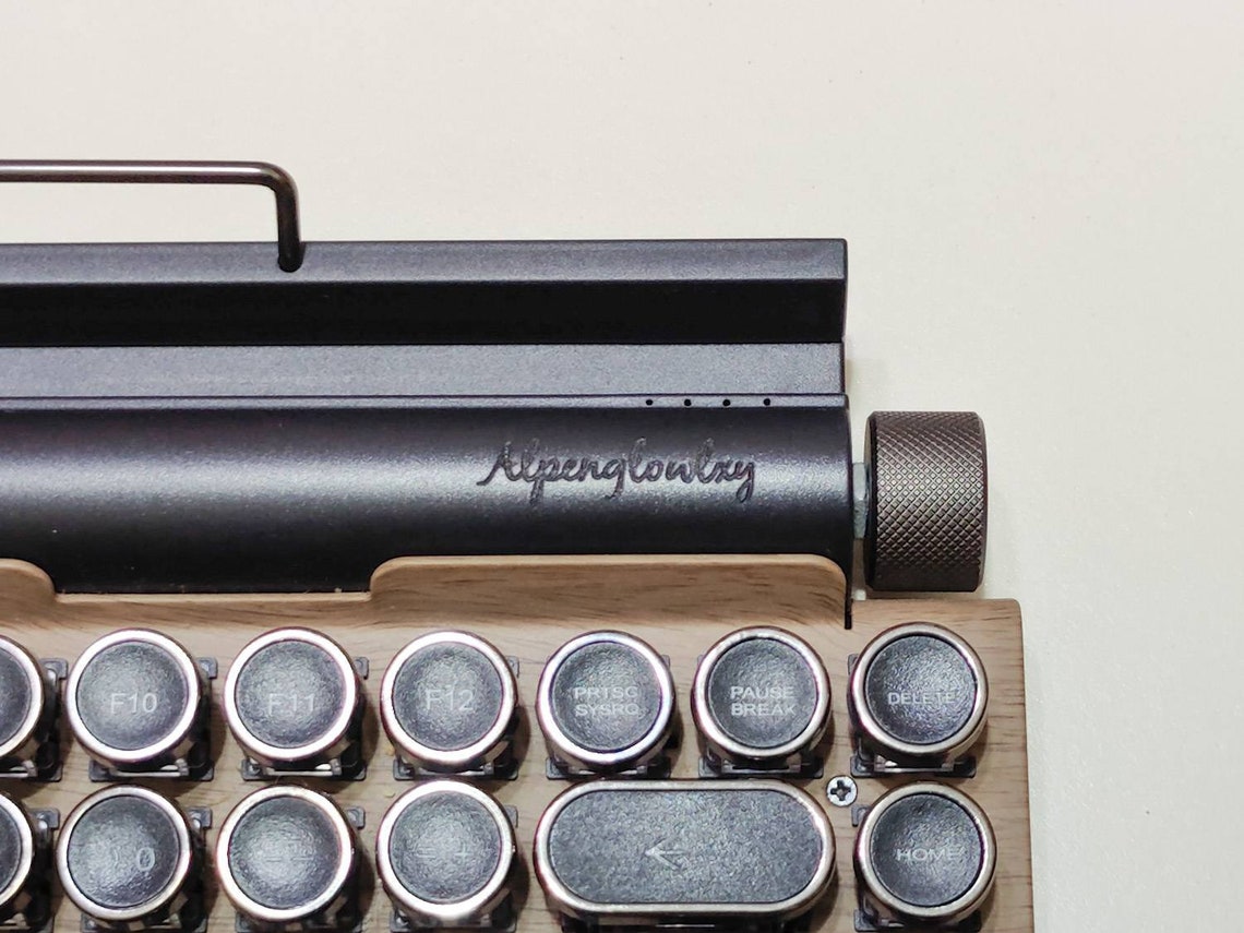Customizable Name Retro Typewriter-inspired Mechanical | Etsy