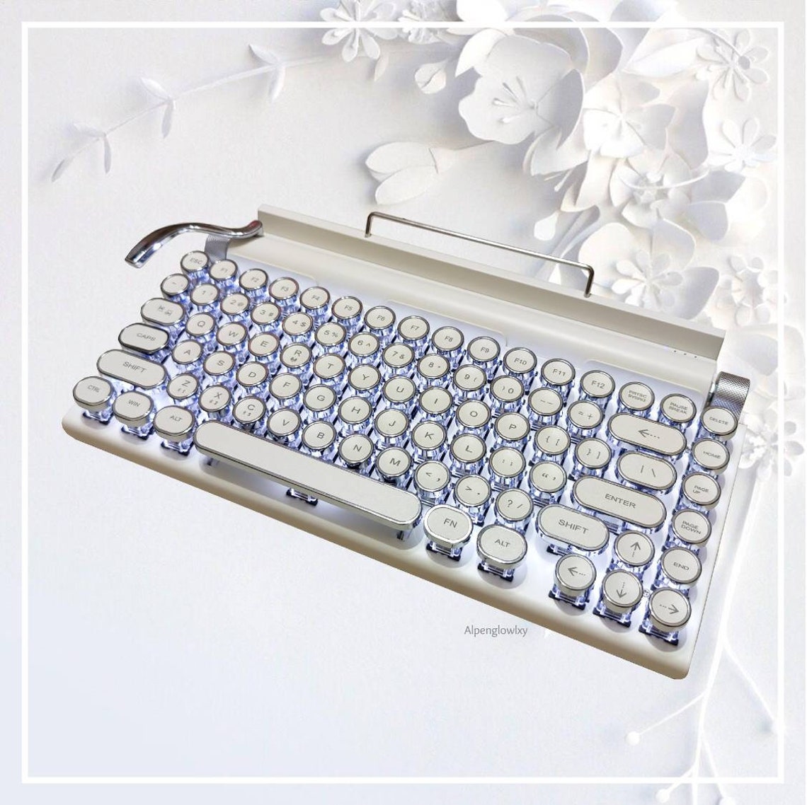 Customizable Name Retro Typewriter-inspired Mechanical - Etsy