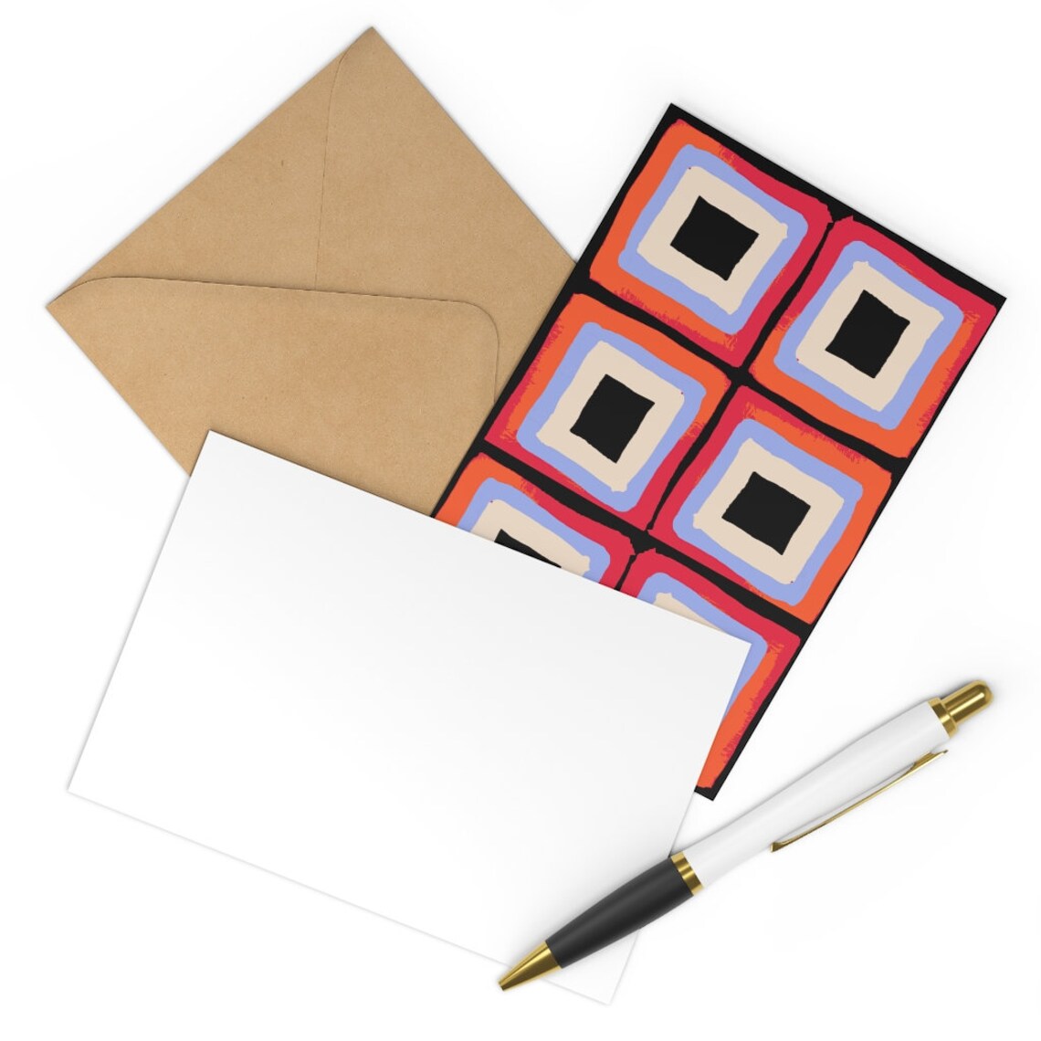 Artful Tribal Notecards, Blank Note Cards, Stunning Post Cards, With ...