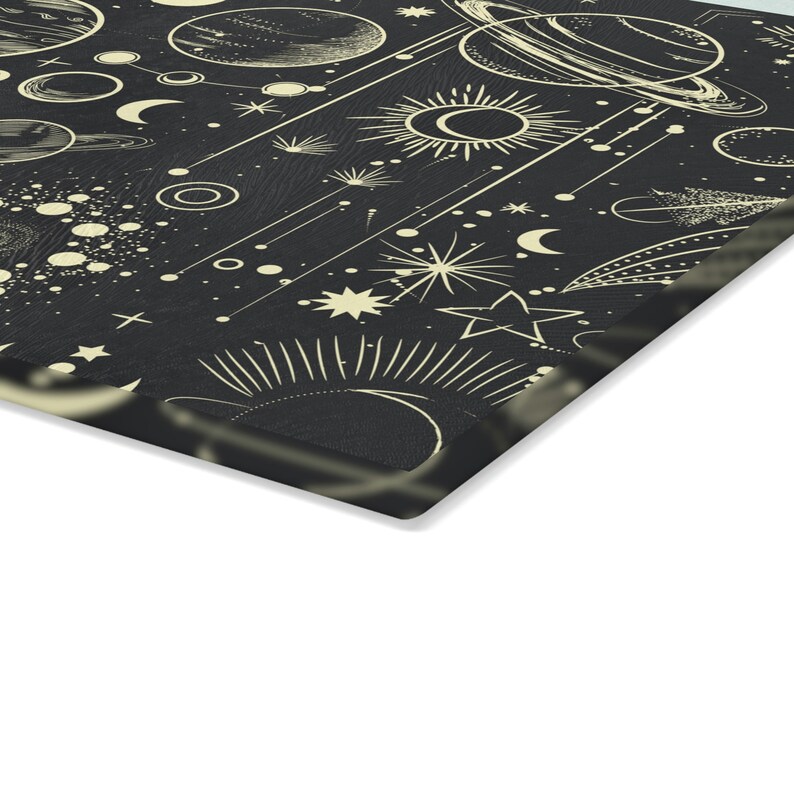 Zodiac Cutting Board Celestial Glass Cutting Board Zen - Etsy