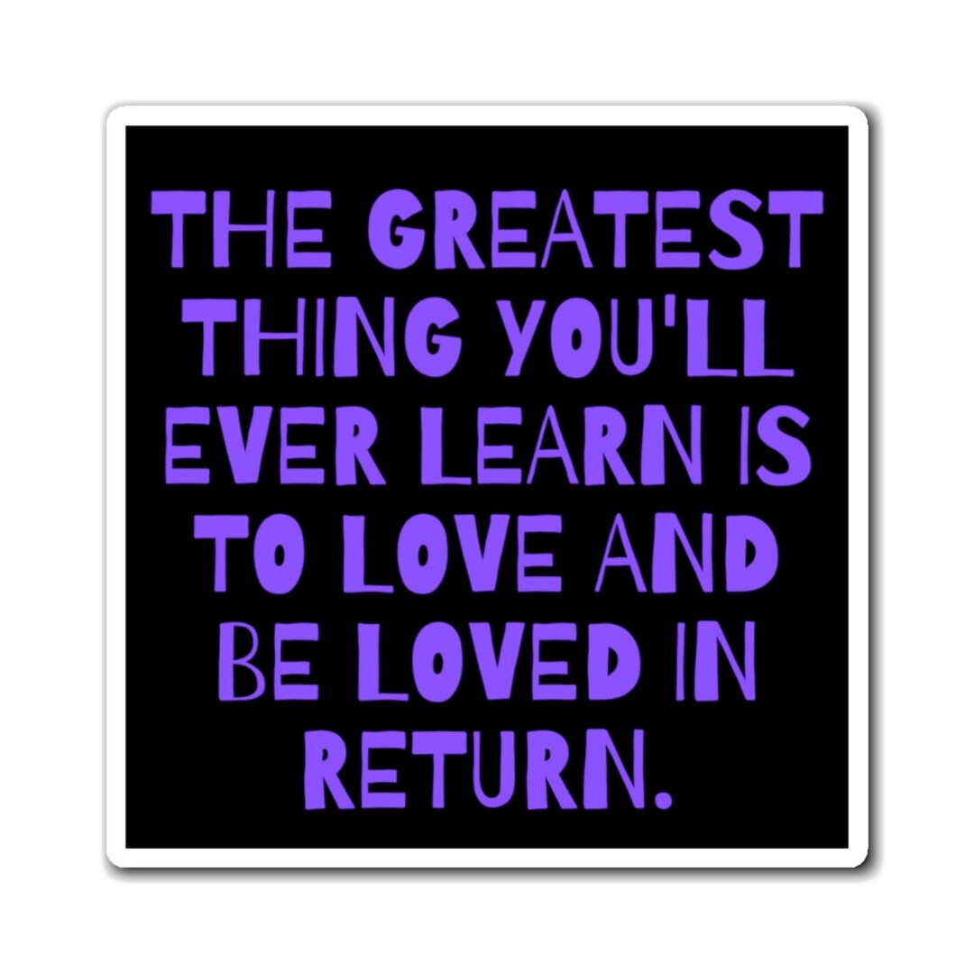 Love Magnet, Love Quote Art, Love Gifts, Magnet Tiles, Magnet Decals ...