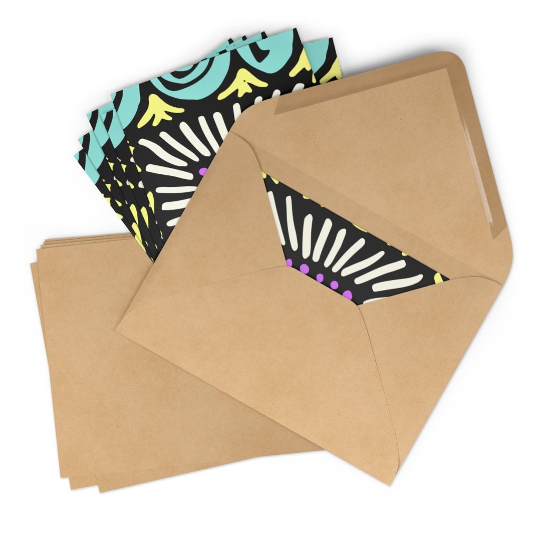 Tribal Notecards, Blank Note Cards, Note Cards With Envelopes, Art Note ...