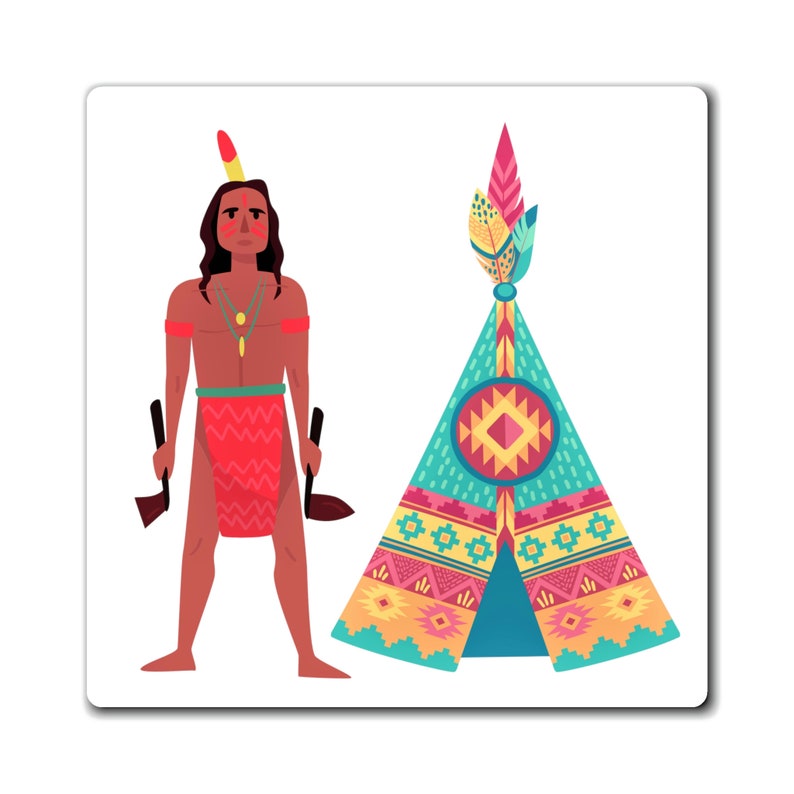 Tribal Magnet Designs, Native American Art, Magnet Décor, Magnet Tiles ...