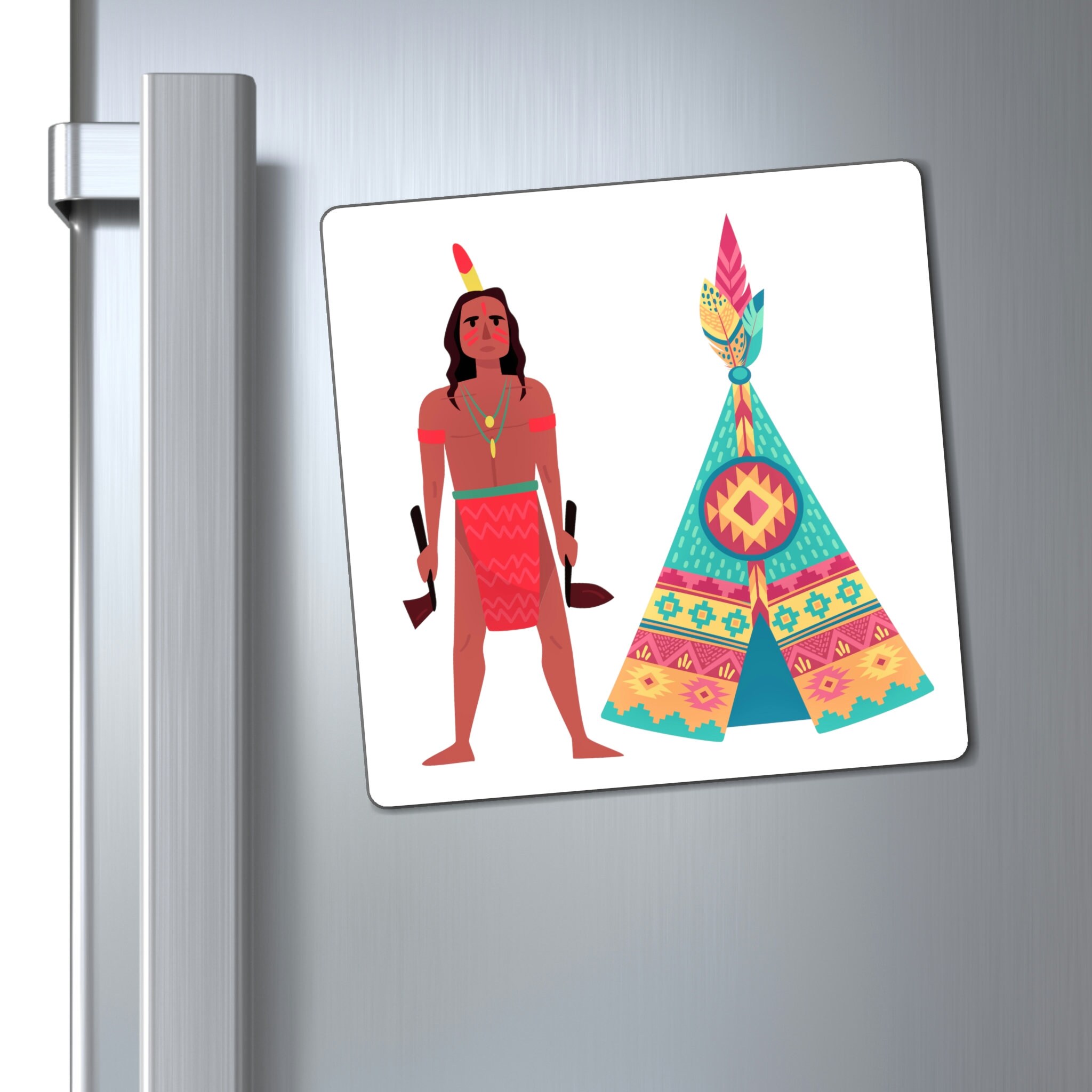 Tribal Magnet Designs, Native American Art, Magnet Décor, Magnet Tiles ...