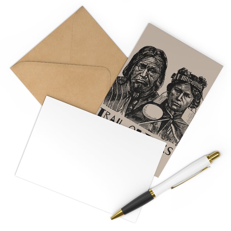 Trail of Tears, Artful Tribal Notecards, Blank Note Cards, Stunning ...