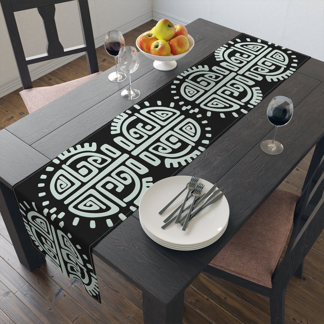 Tribal Inspired Table Runner, Designer Table Runner for Holiday ...