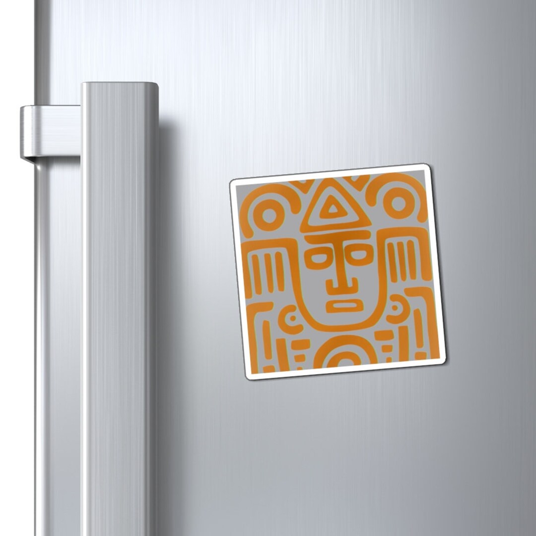 Primitive Magnet Decal, Magnet Art, Magnet Décor, Magnet Tiles, Boho ...