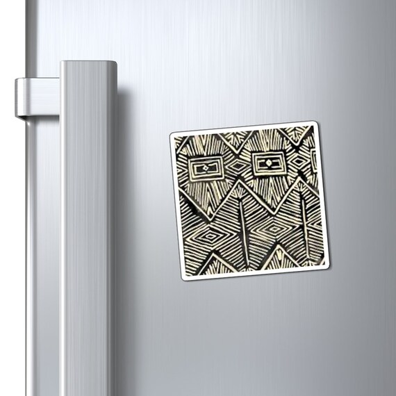 African Tribal Magnet Decal Magnet Art Magnet Décor Magnet - Etsy