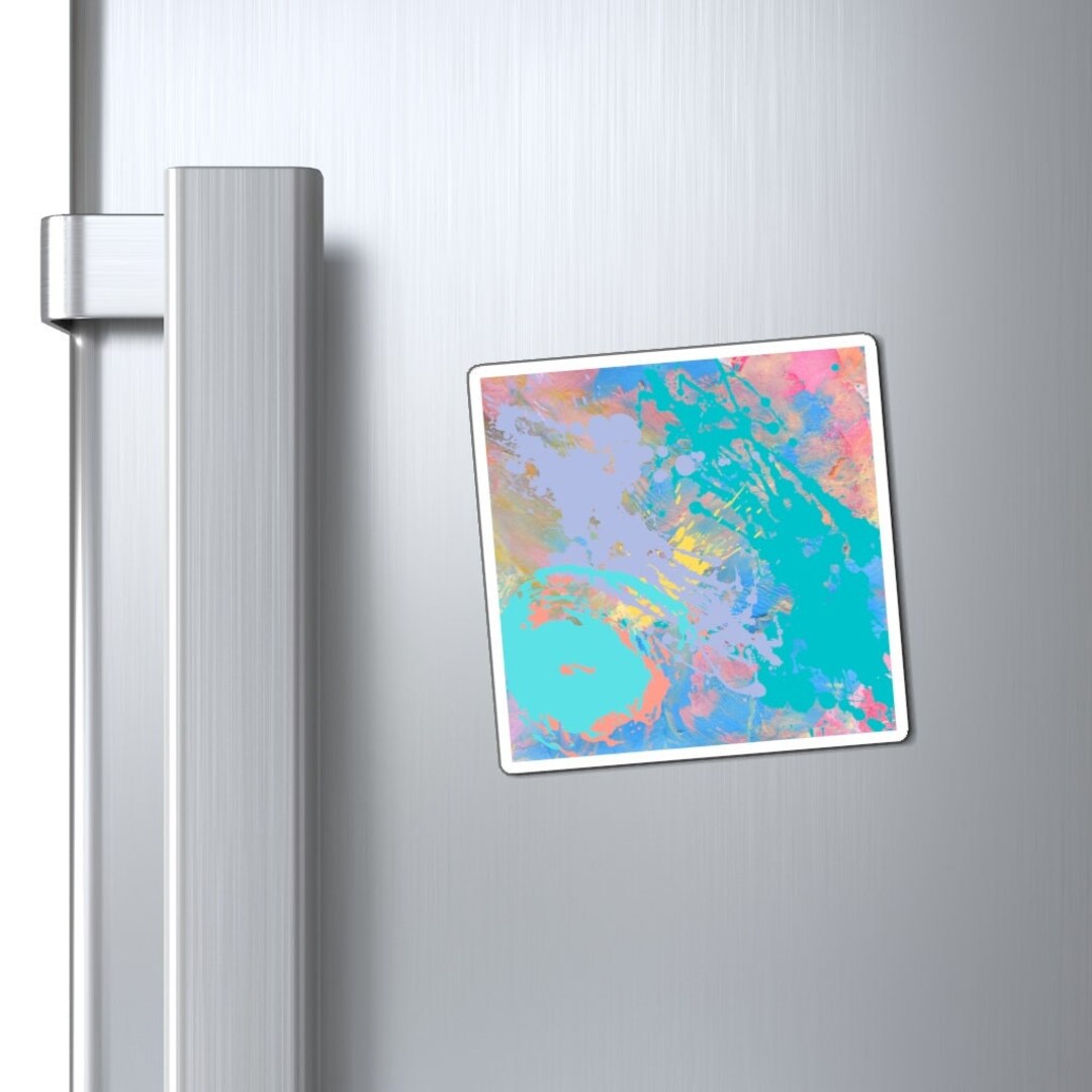 Abstract Magnet Decal, Magnet Art, Magnet Décor, Magnet Tiles, Boho ...