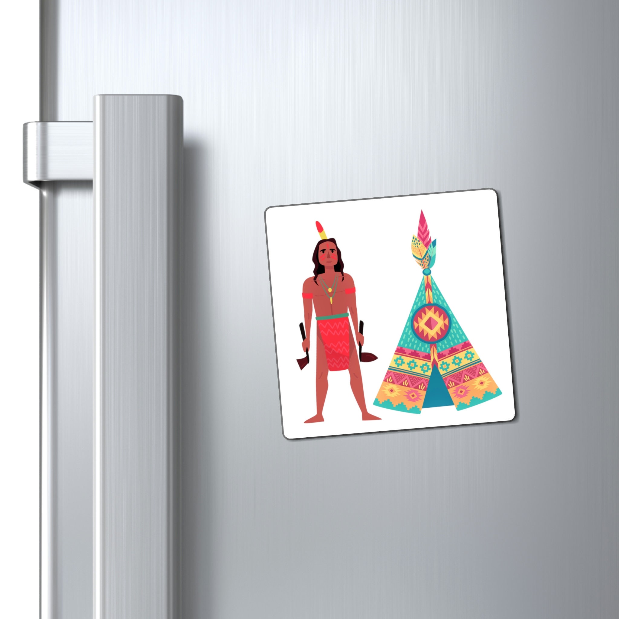 Tribal Magnet Designs, Native American Art, Magnet Décor, Magnet Tiles ...