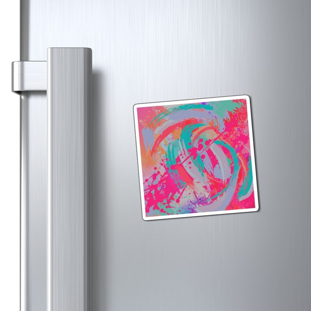 Abstract Magnet Decal, Magnet Art, Magnet Décor, Magnet Tiles, Boho ...
