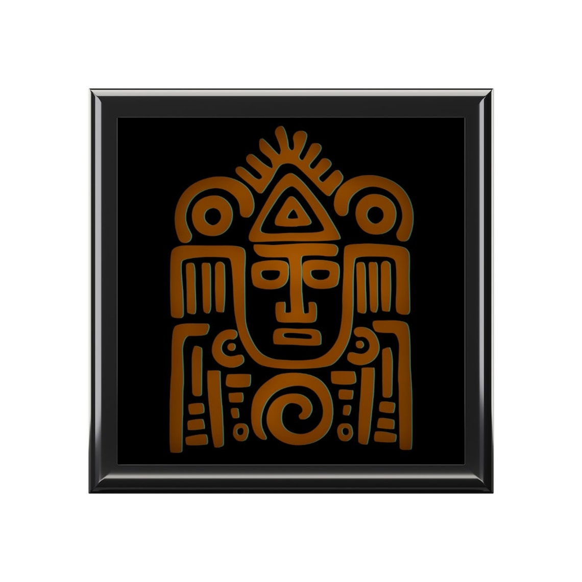 Tribal Mask Gift Box, Elegant Jewelry Box, Original Design Keepsake Box ...