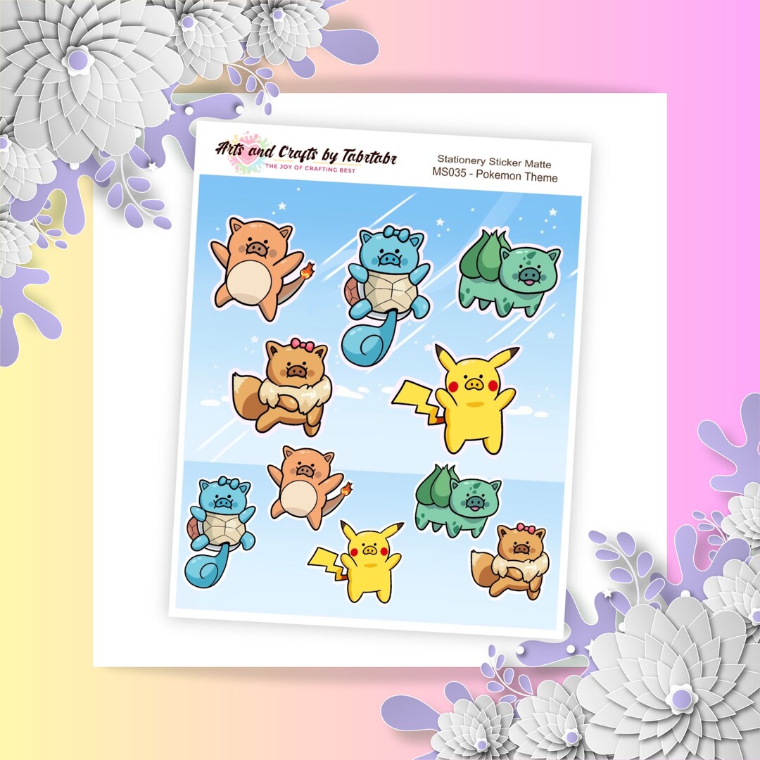 Snoey and Nixie Planner Stickers Pig Stickers Bullet Stickers MS035 ...