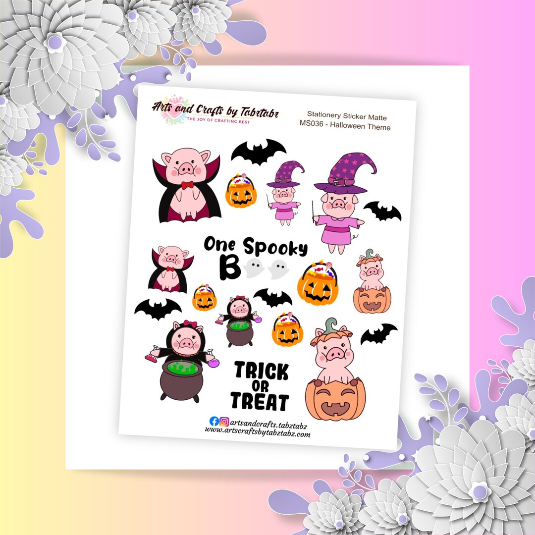 Snoey and Nixie Planner Stickers Pig Stickers Bullet Stickers MS036 ...