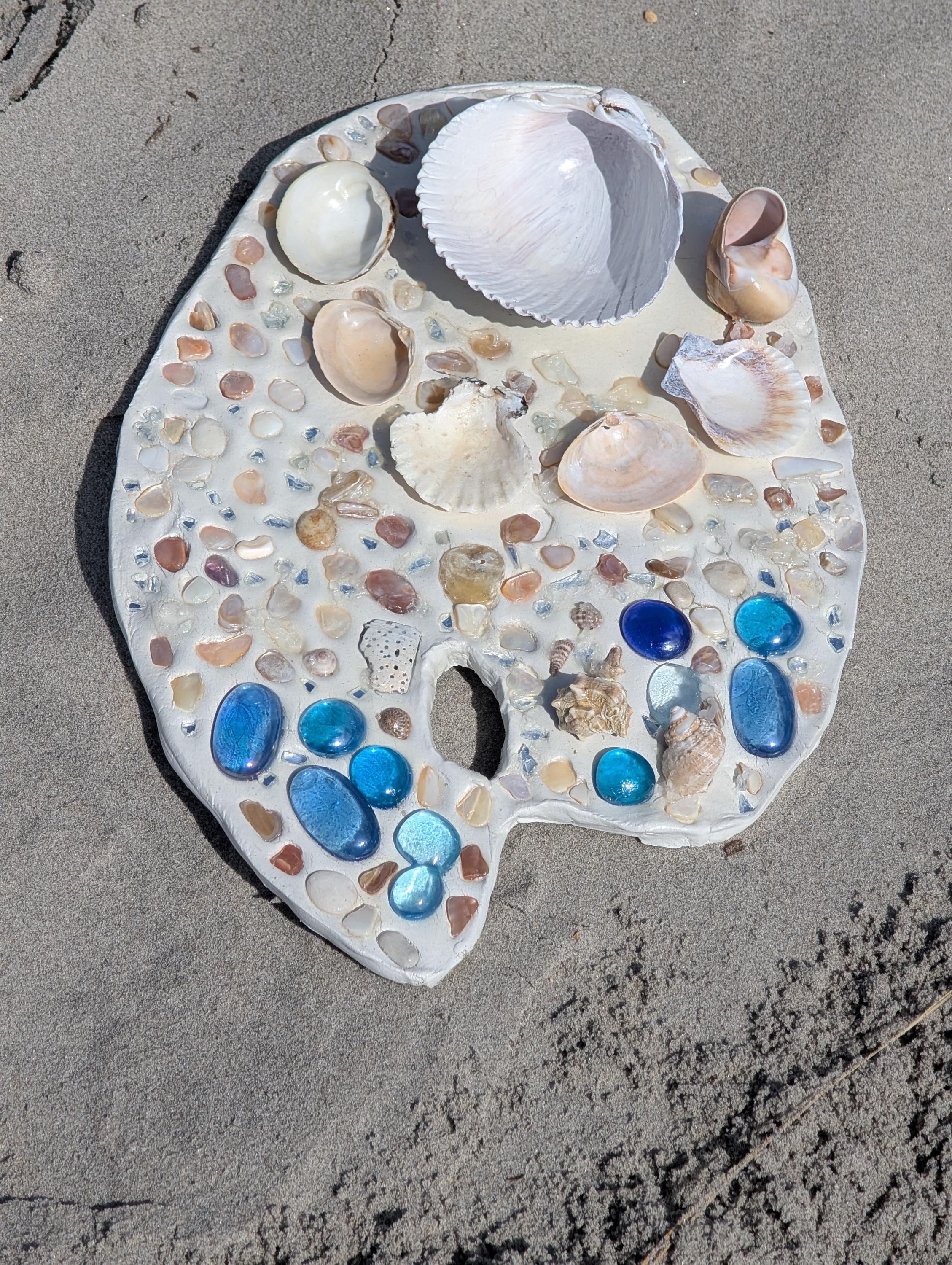 Handmade Seashell Paint Palette - Etsy