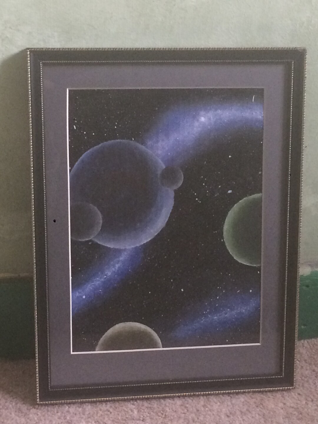 Small Planets in the Night, Painting, Night Sky, Stars, Abstract - Etsy