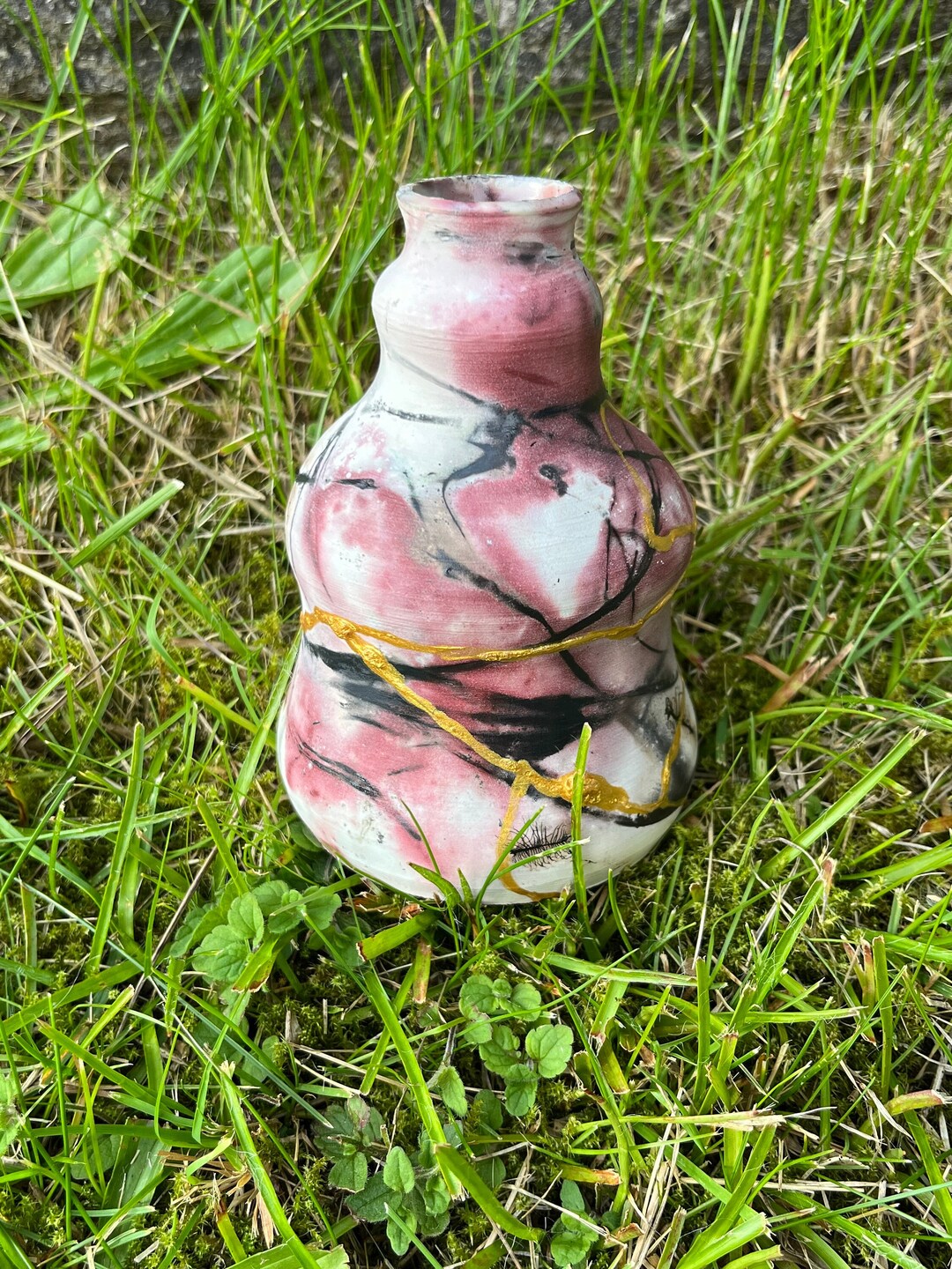 Pit Fired Pot, Vase , Raku , Saga, 4 - Etsy
