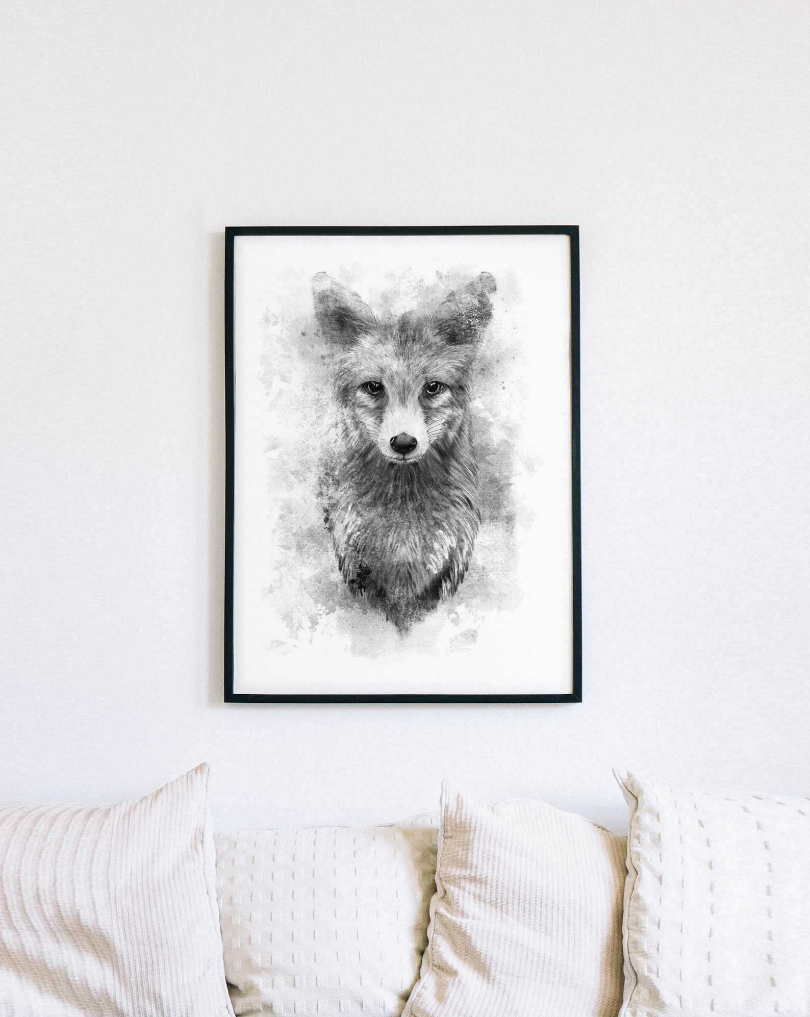 Fox Print, Fox Wall Art, Fox Wall Decor, Fox Wall Print, Woodland ...