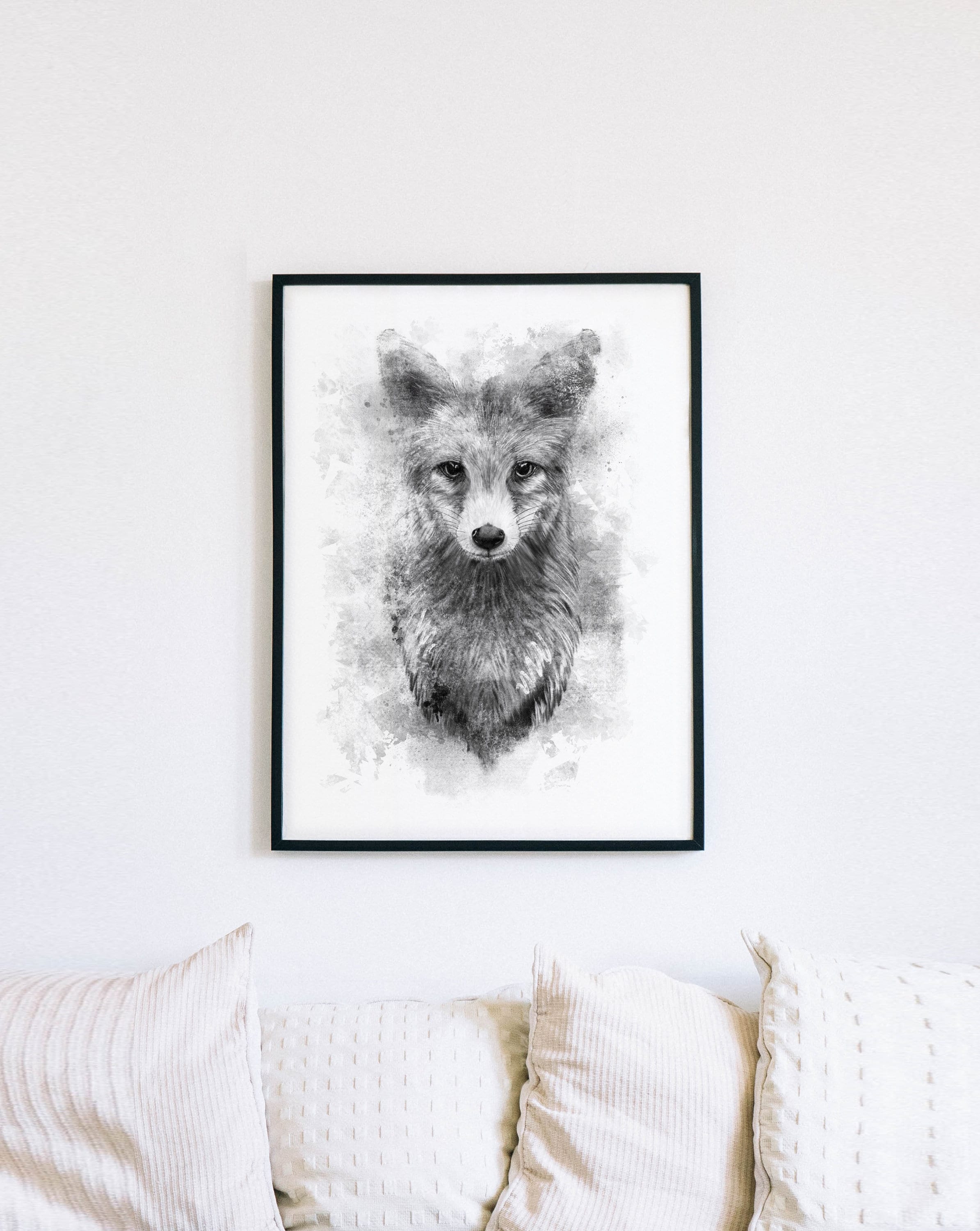 Fox Print, Fox Wall Art, Fox Wall Decor, Fox Wall Print, Woodland ...