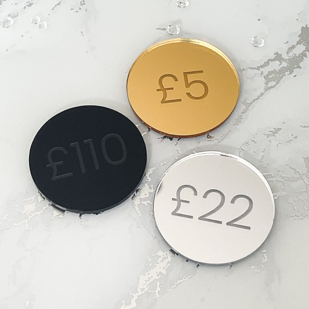 Customised Pricing Labels, Custom Price Tags, Small Businesses, Fayres ...