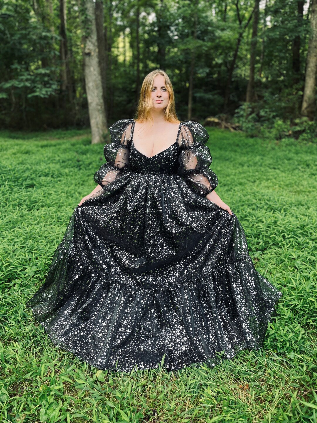 Stargazer Organza Puff Dress. Princess Dress, Ballgown, Formal, Queen ...