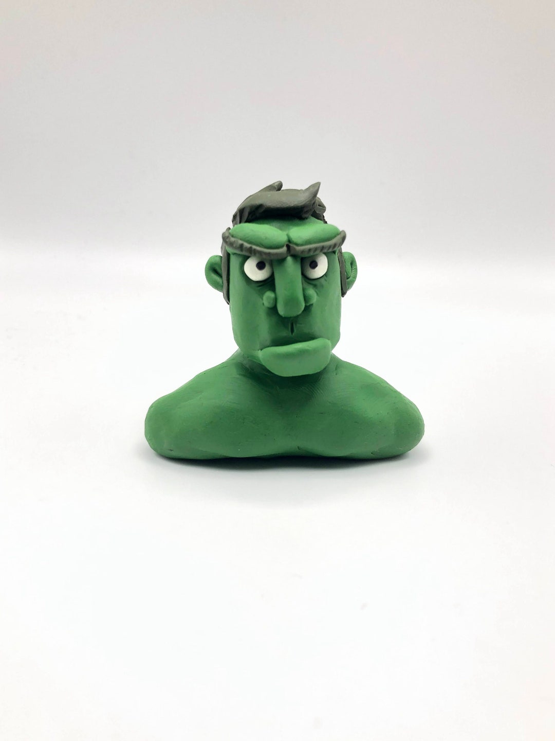 The Incredible Hulk Clay Bust - Etsy