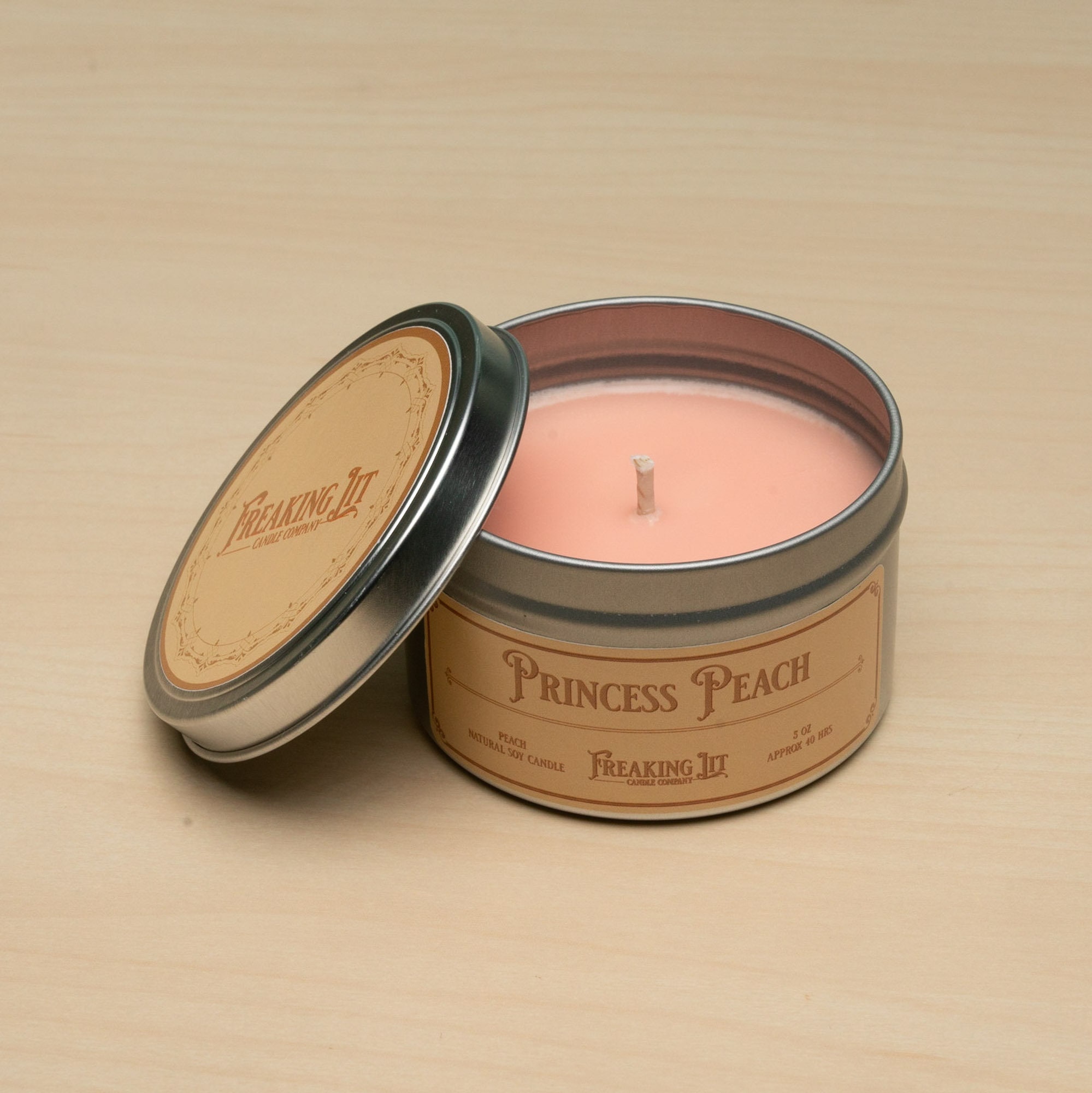 Princess Peach Candle - Etsy