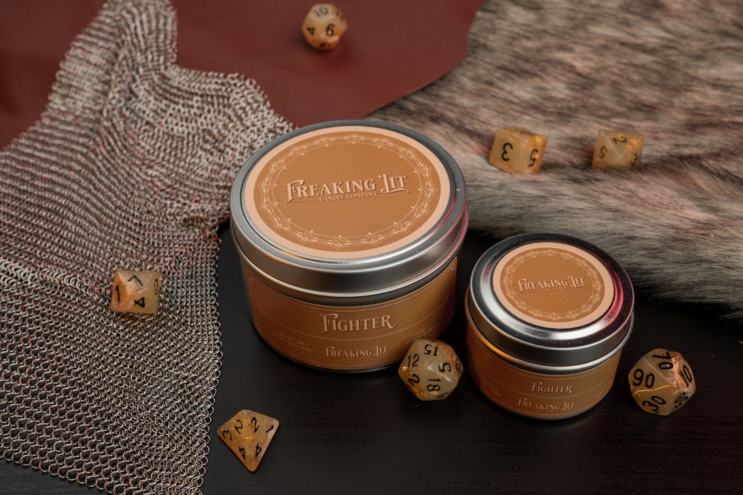TTRPG Fighter Candle - Etsy