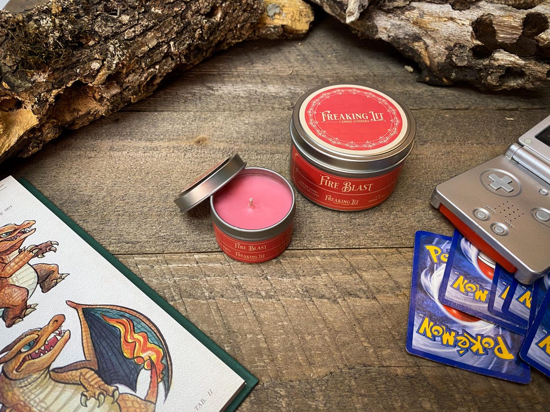 Fire Blast Pokemon Candle - Etsy