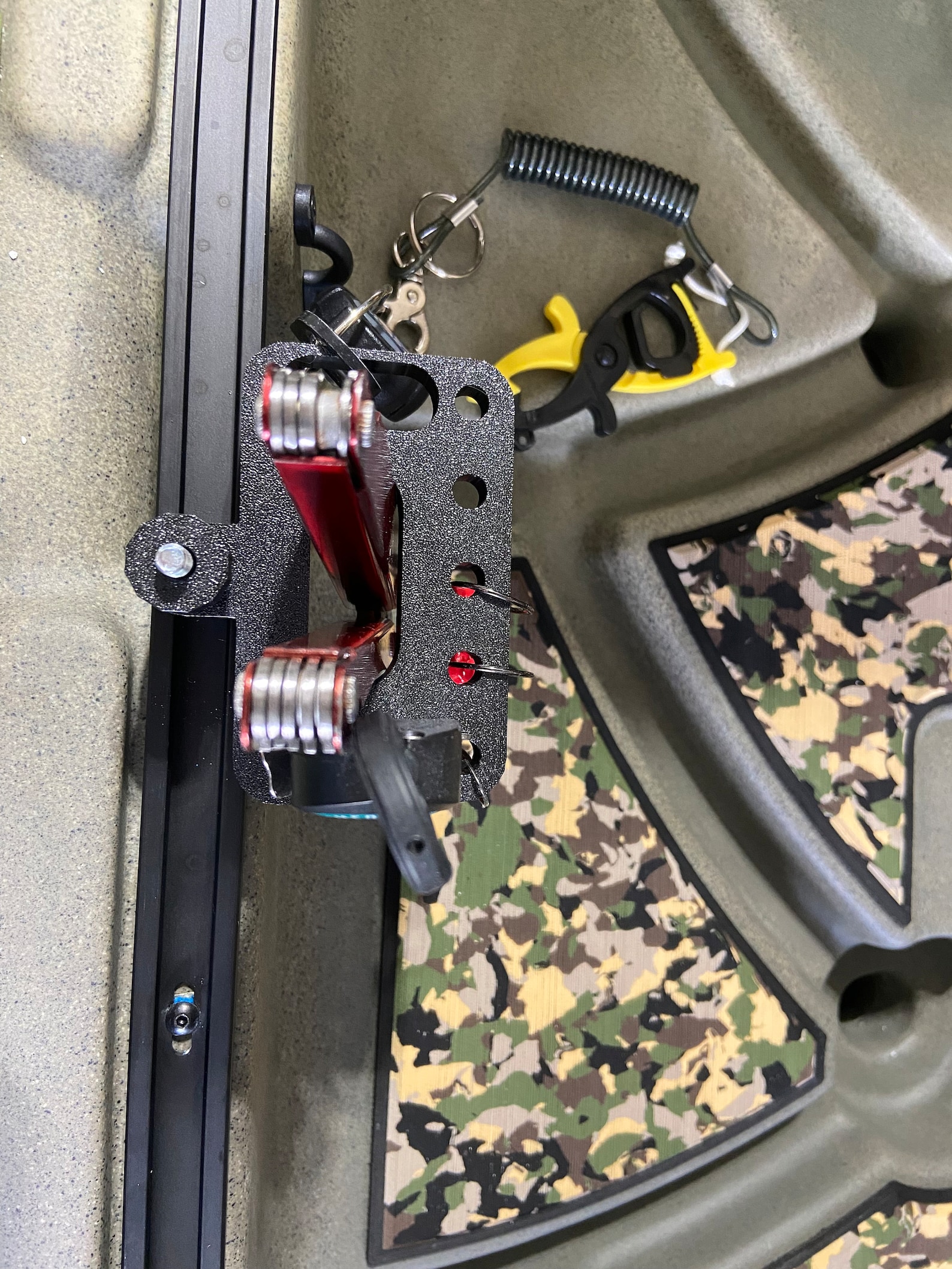 Tool and Lure Holder - Track Mounted Kayak or Boat Accessory. 3D ...